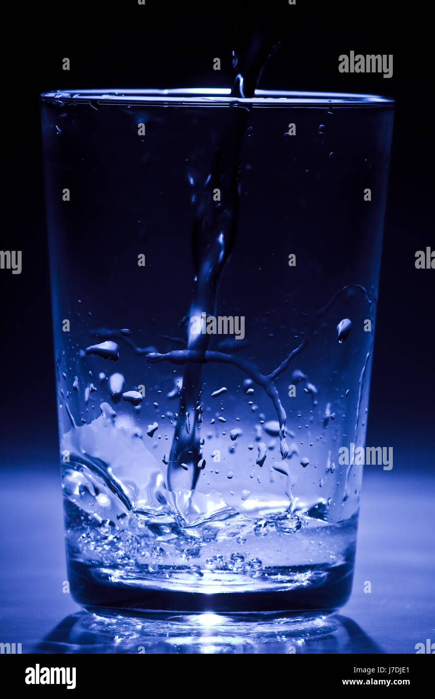 glass of water with bubbles Stock Photo - Alamy
