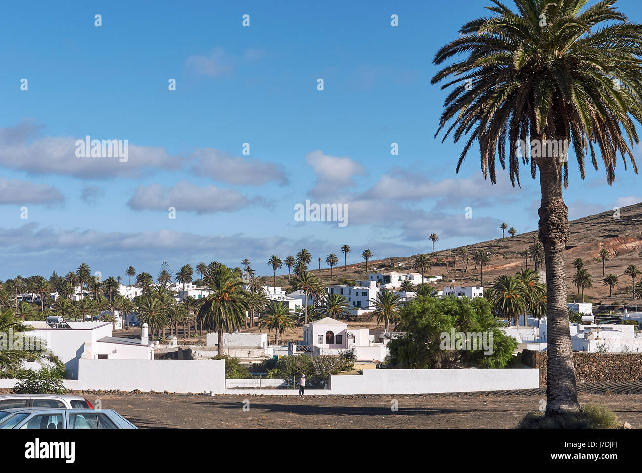 view of Haria town Stock Photo - Alamy