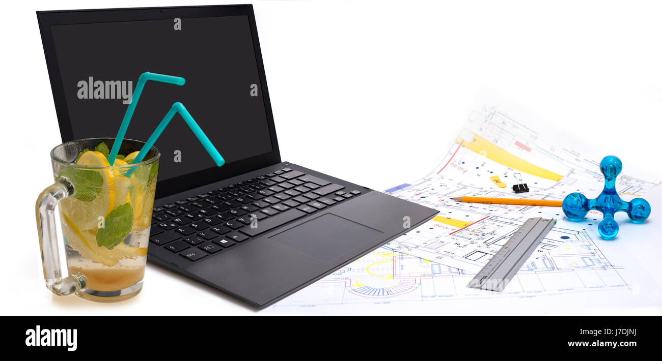 Refreshment at office Stock Photo - Alamy