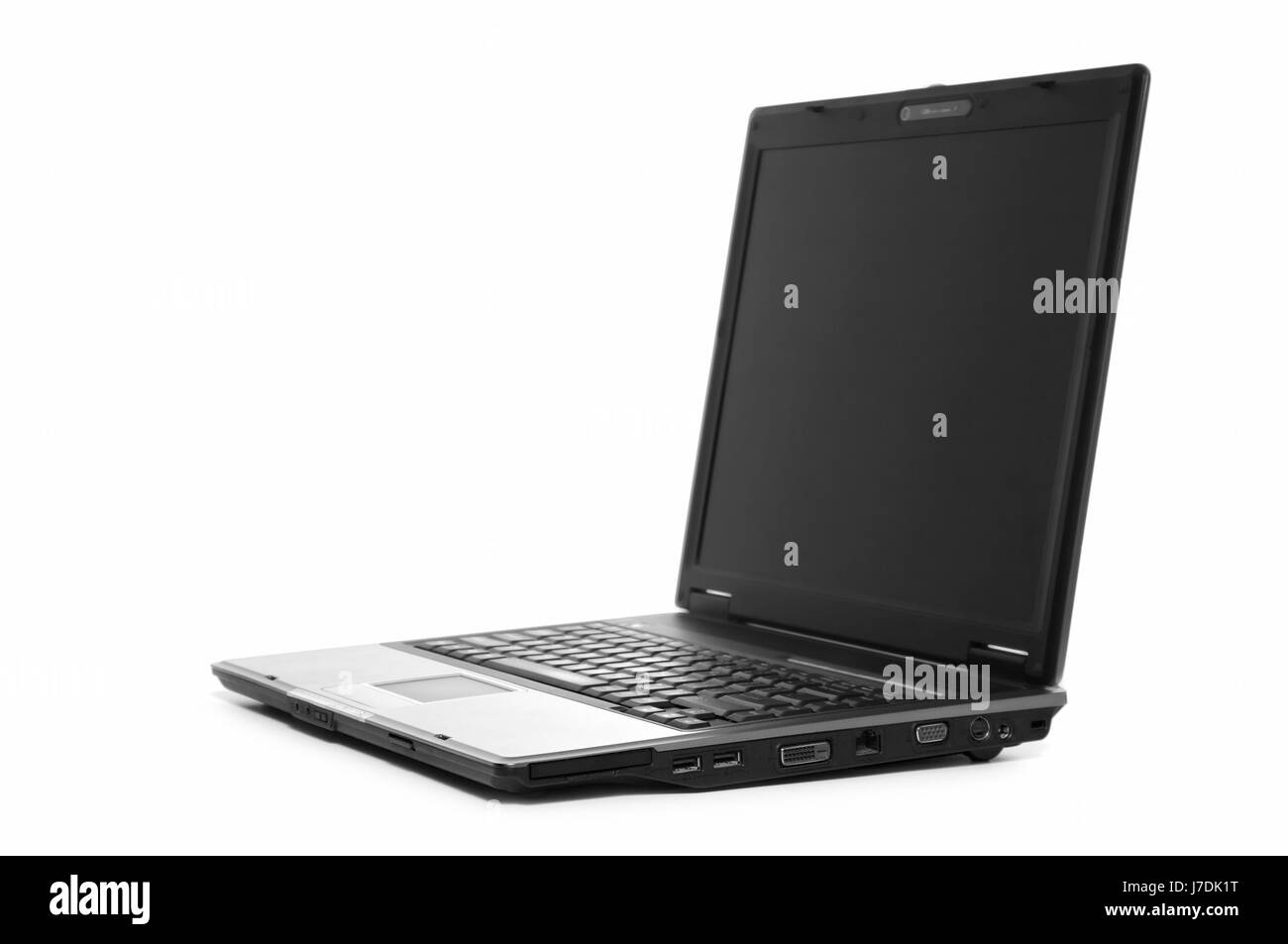 laptop notebook computers computer keyboard PC object single isolated ...