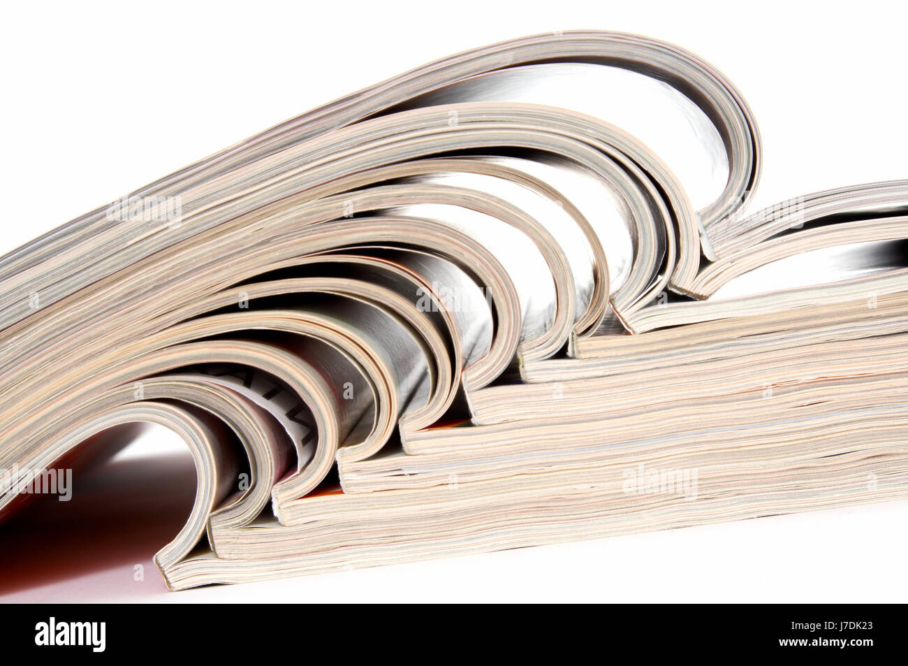 newspaper journal arrangement objects open magazine opening stack data ...
