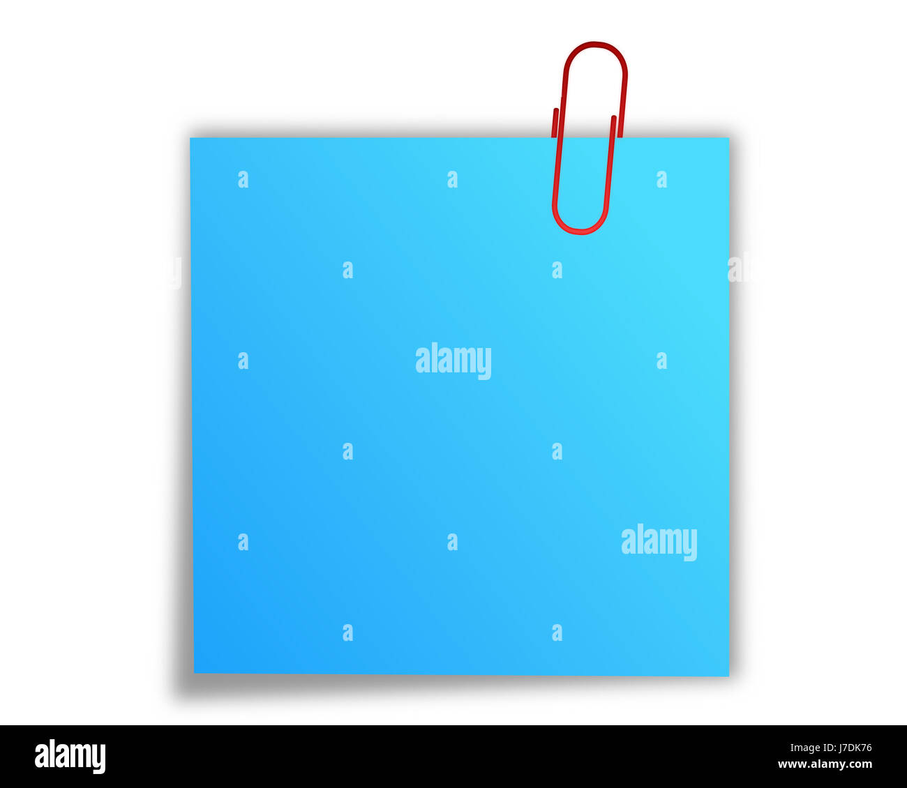 blue office note memo illustration stationery message paper clip ...