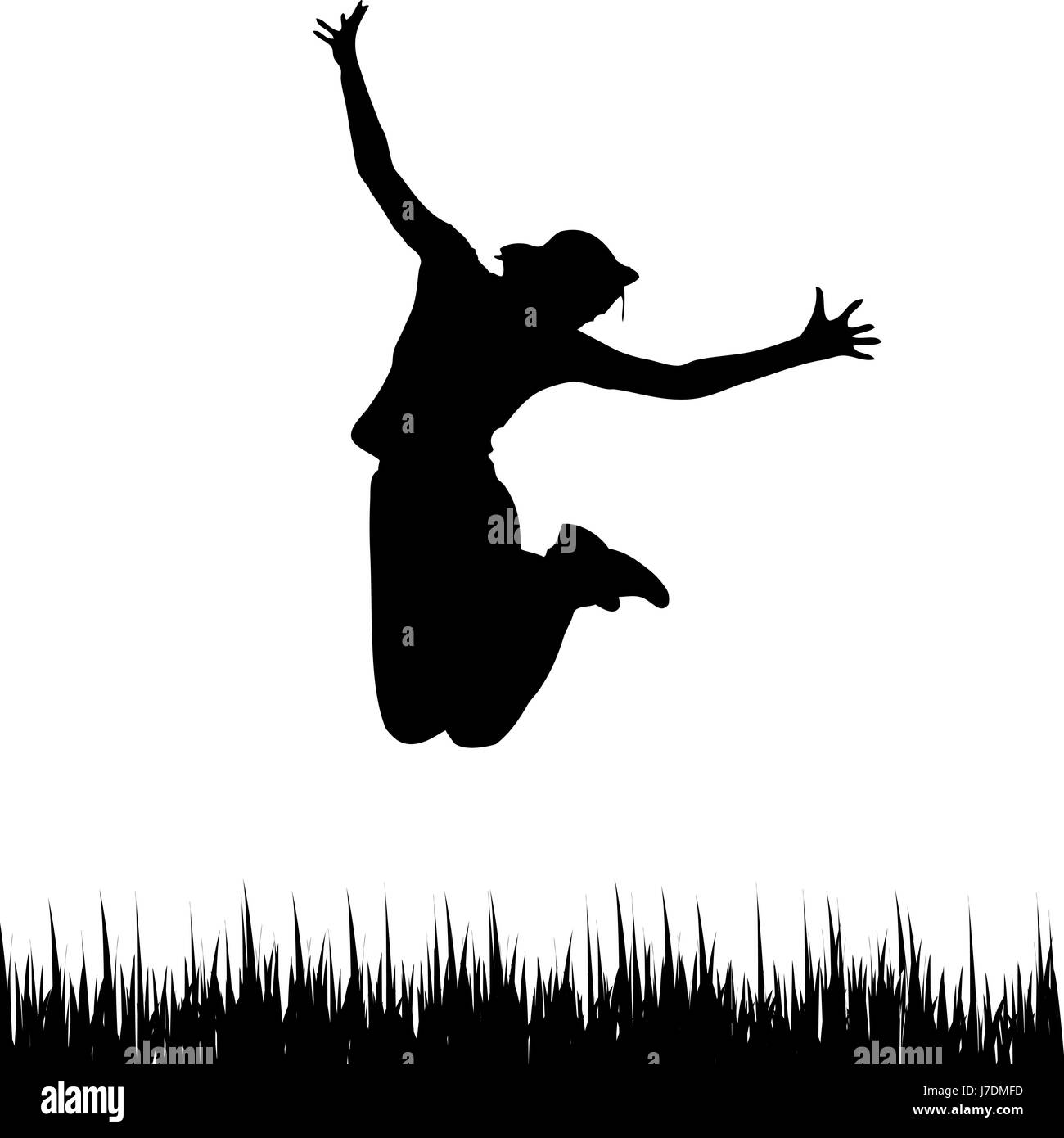 love of life person spring bouncing bounces hop skipping frisks jumping ...