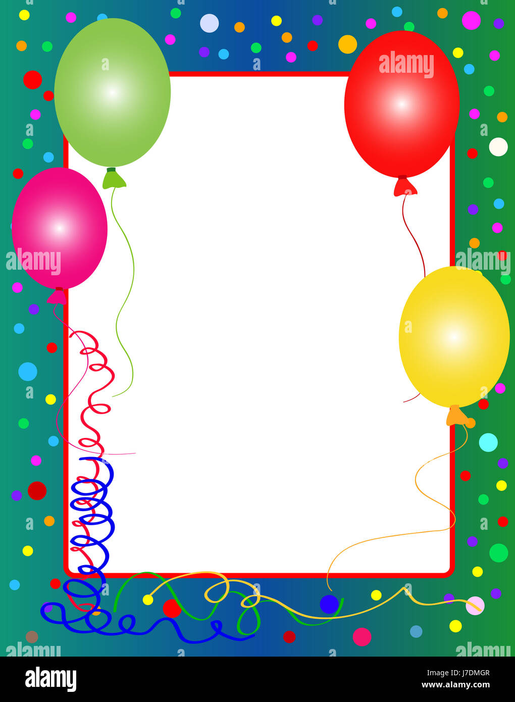 birthday card frame Stock Photo - Alamy