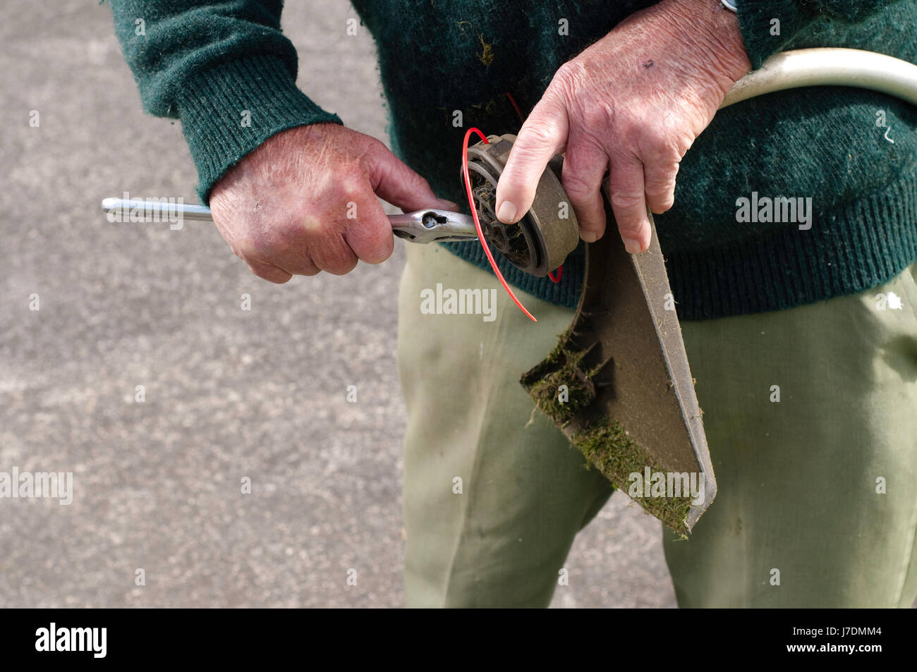 fix fixing man senior senior citizen elderly person elder person older ...