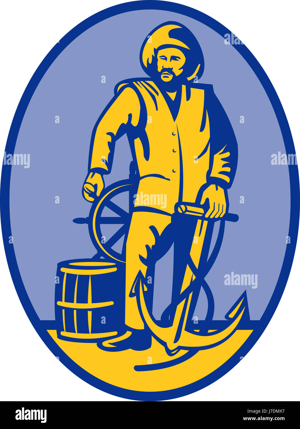 illustration leader captain chieftain chief boss manager superior ...