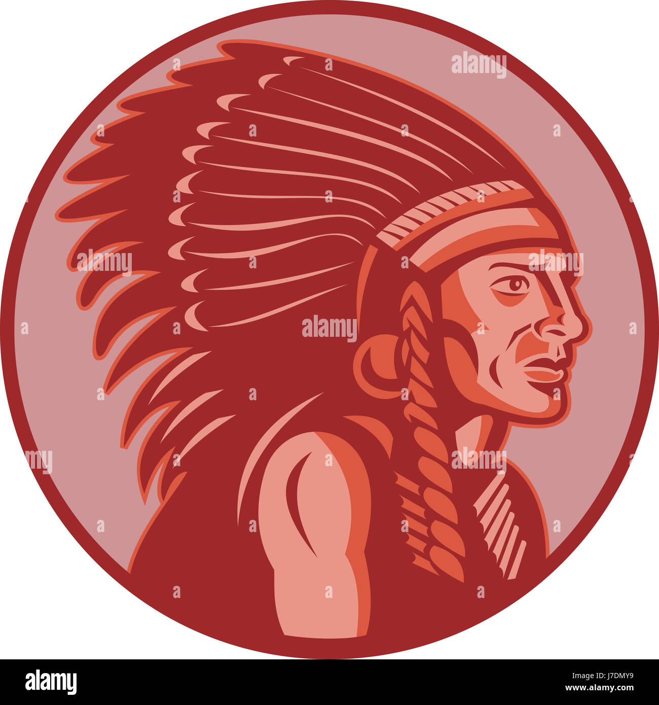 american illustration native brave leader captain chieftain chief boss ...