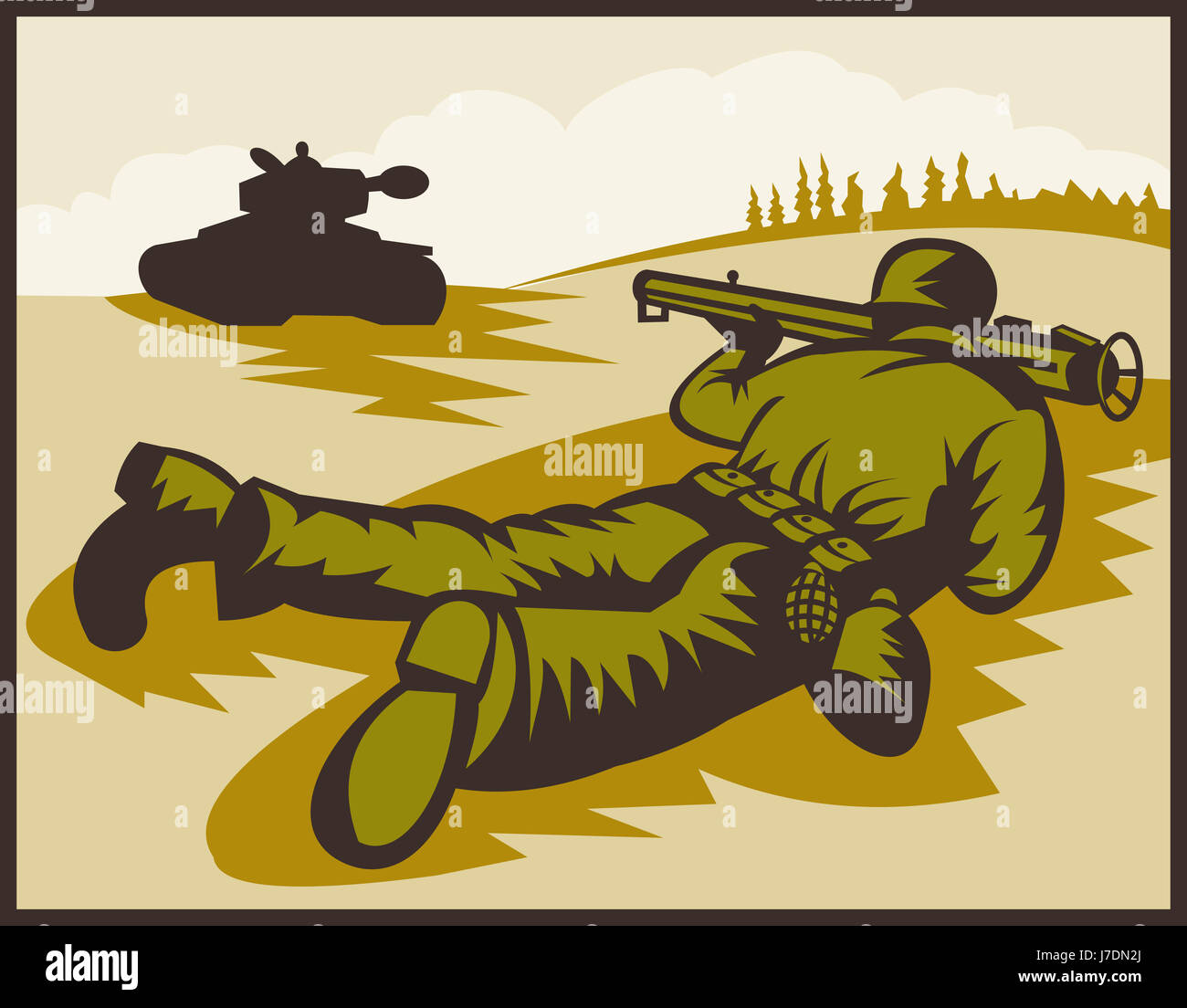 Prone soldier with gun hi-res stock photography and images - Alamy