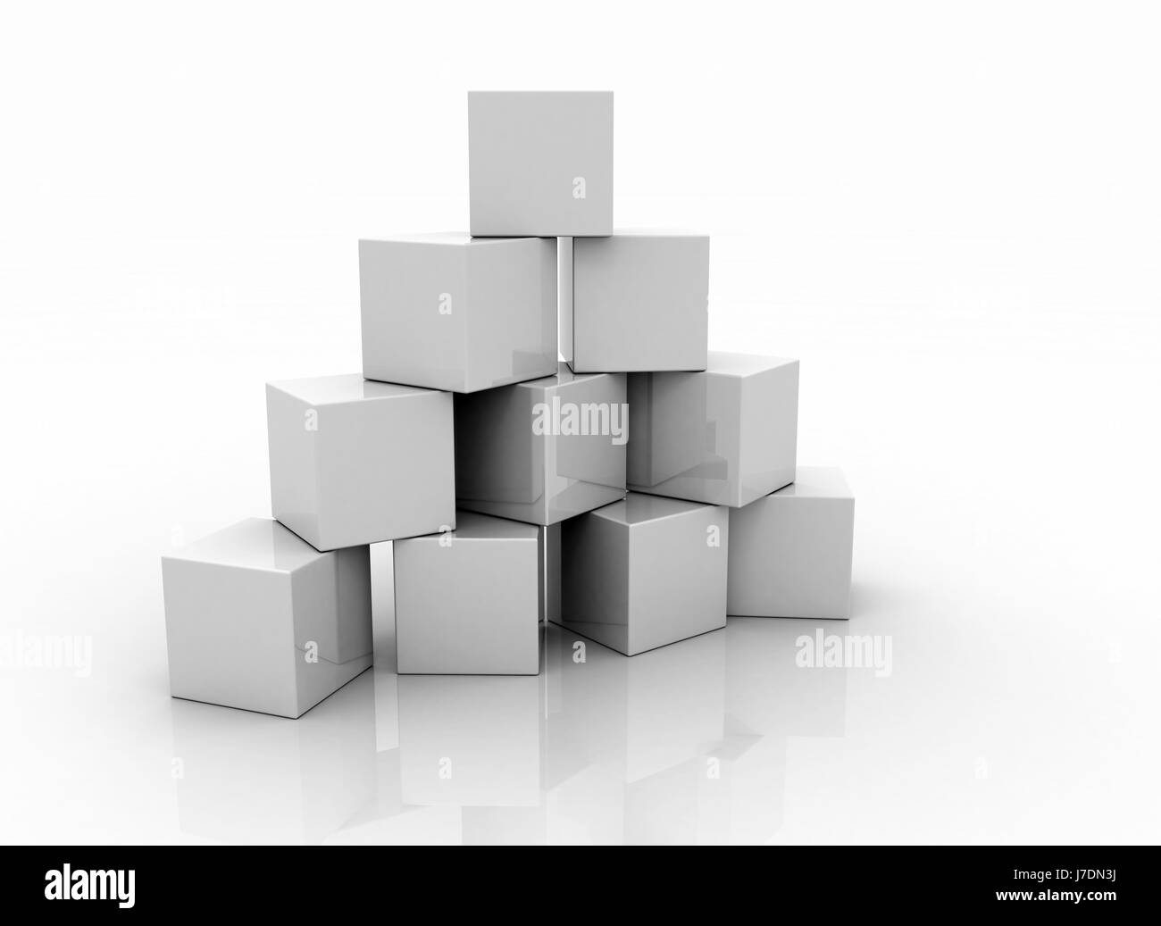 Toy pyramid brick shape Black and White Stock Photos & Images - Alamy