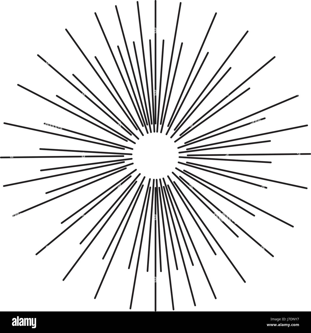 abstract explosion lines fireworks light effect Stock Vector Image ...