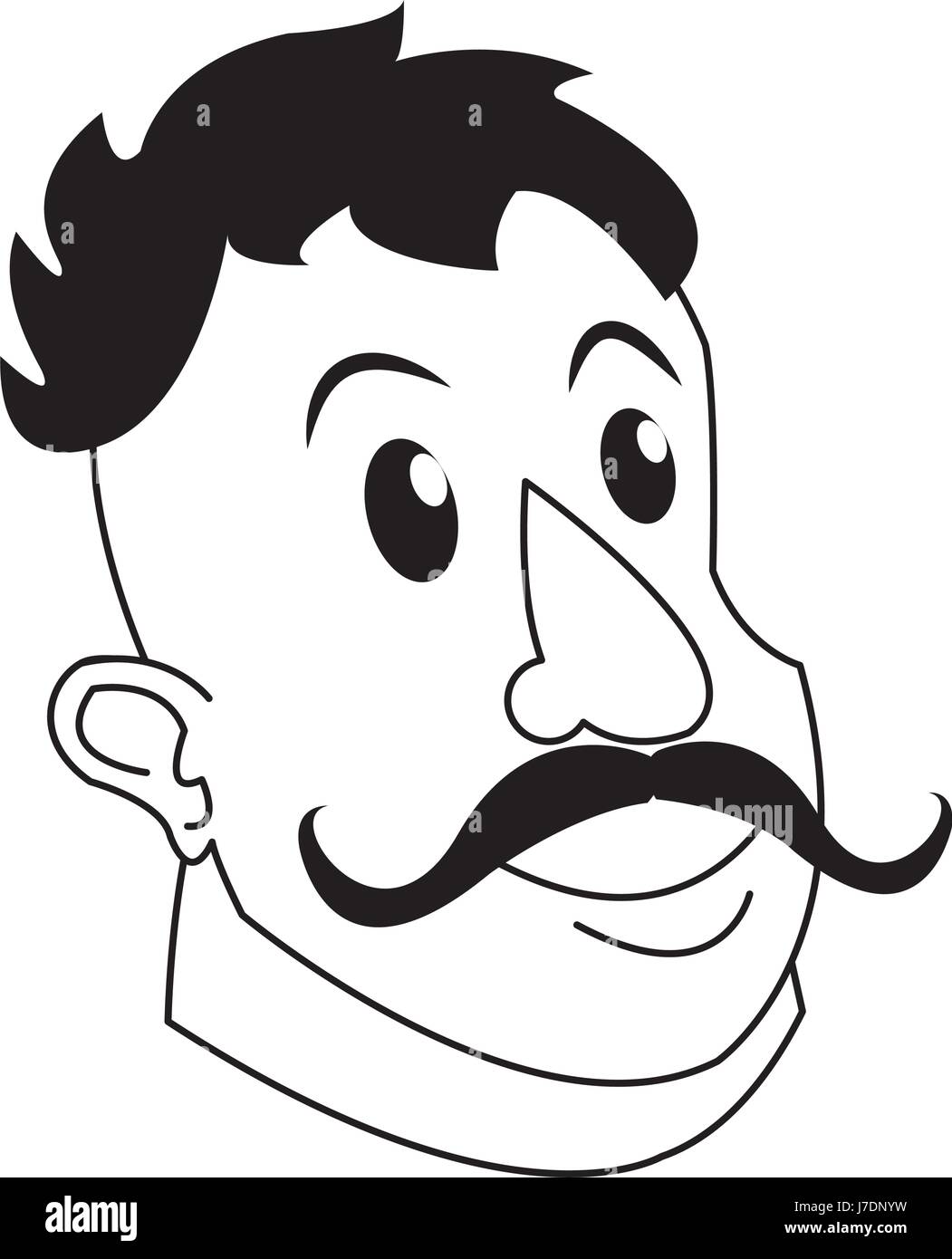 strong man mustache circus character image Stock Vector Image & Art - Alamy