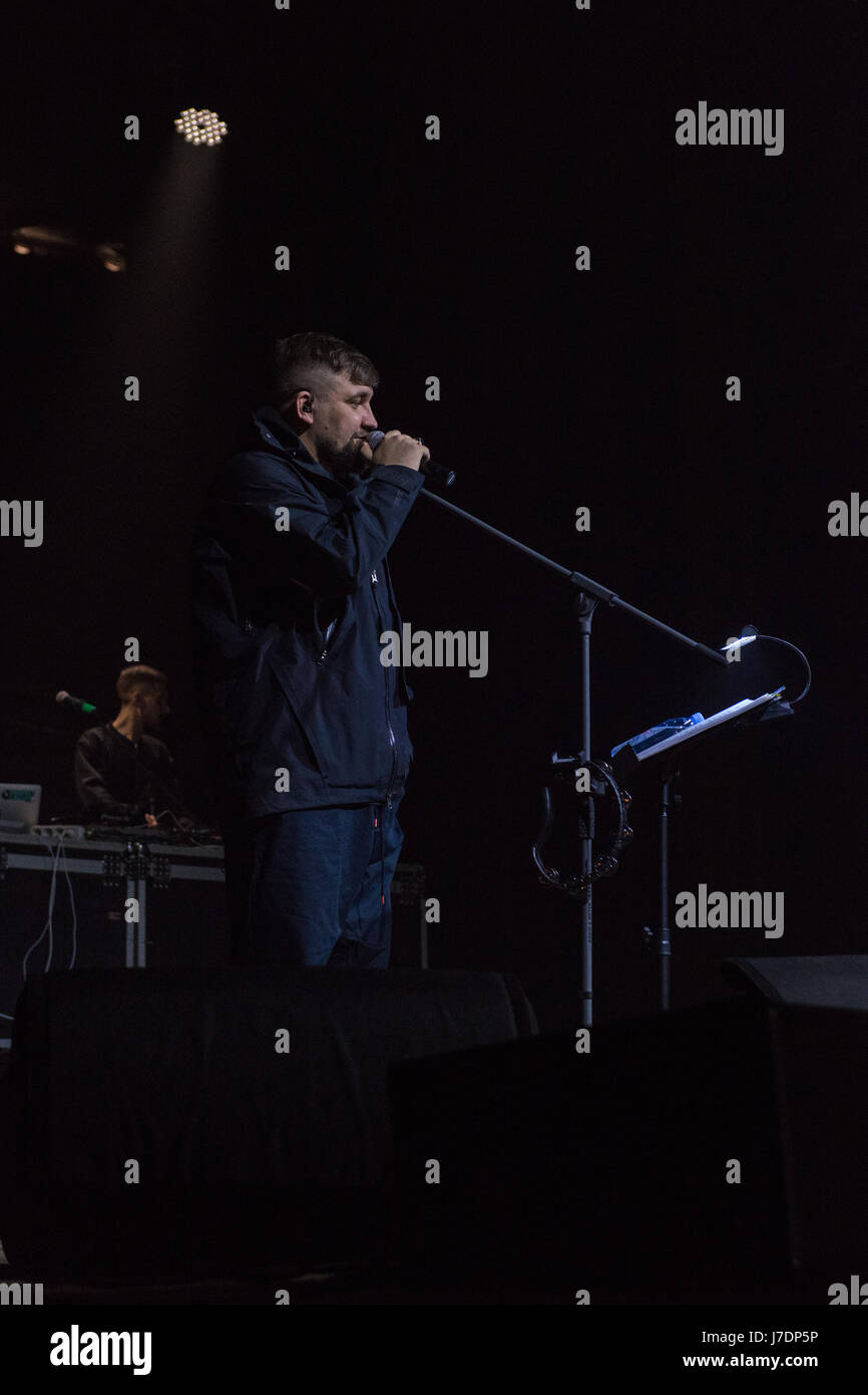 Concert of famous rapper Basta Stock Photo - Alamy