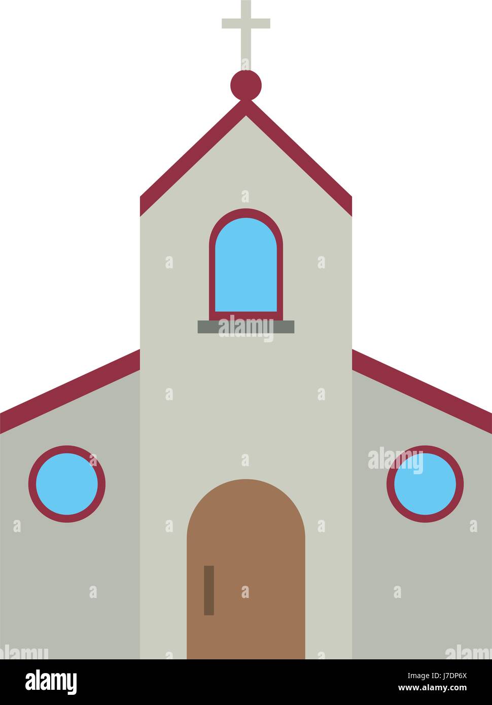 cristian or catholic church chapel icon image Stock Vector Image & Art ...