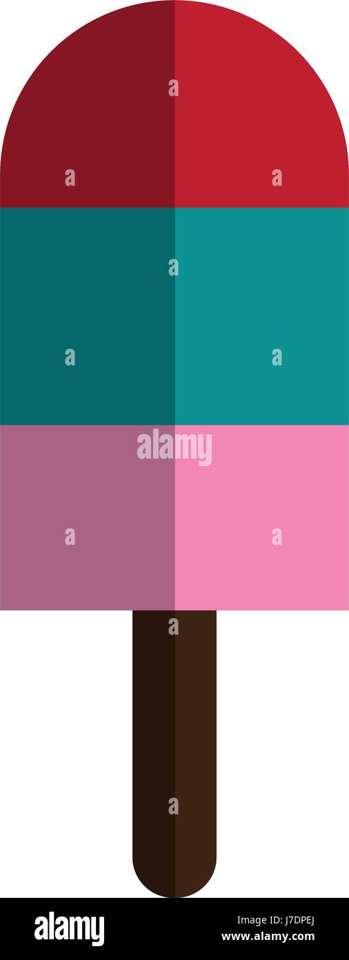 three color popsicle icon image Stock Vector Image & Art - Alamy