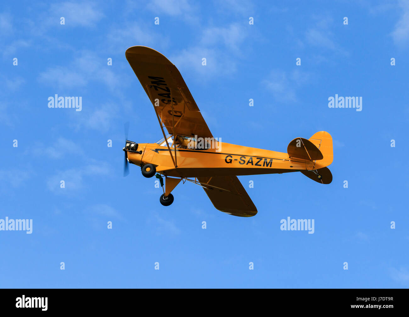 Piper J3C-65 Cub (Modified) G-SAZM Stock Photo - Alamy
