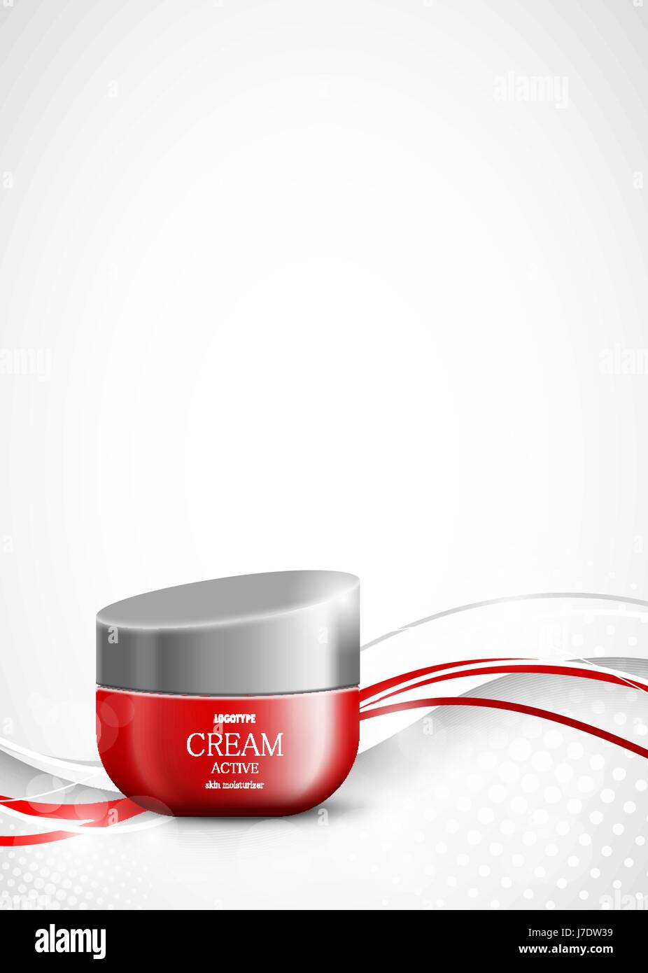 Skin moisturizer cosmetic design template Stock Vector Image & Art - Alamy