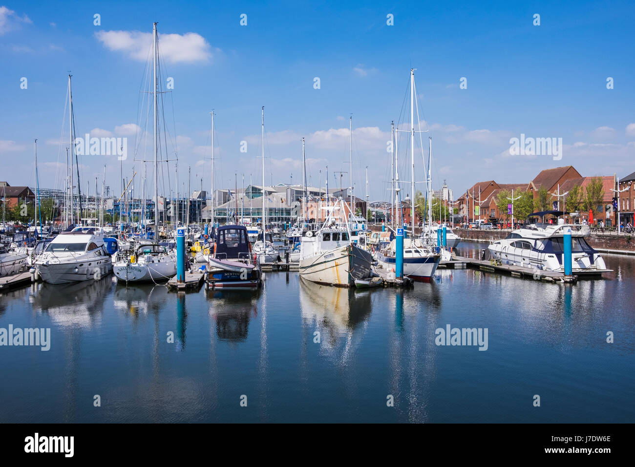 Regeneration of Humber Dock, Kingston Upon Hull, Yorkshire, England, U ...
