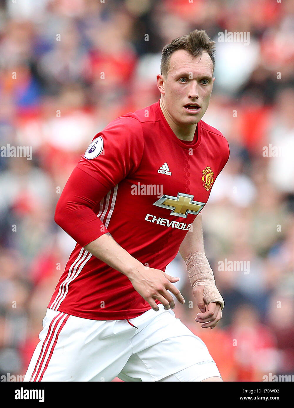Manchester United's Phil Jones Stock Photo - Alamy