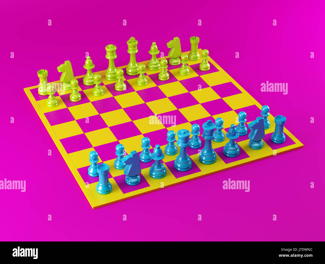Hi resolution Colorful Chess Board Stock Photo - Alamy