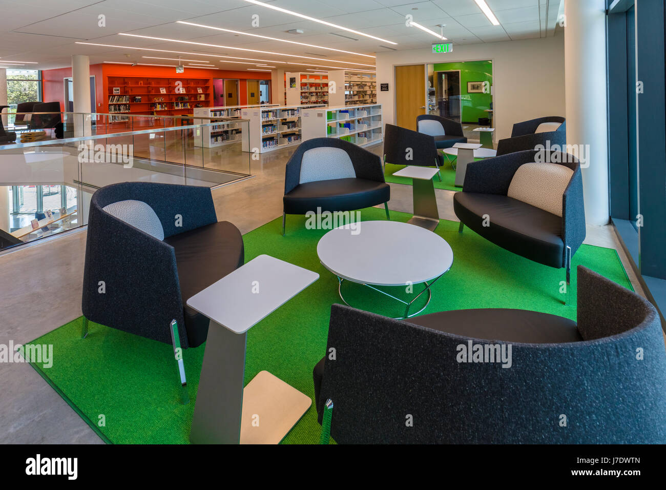 The interior of The Alfred R. Goldstein Library at the Ringling College ...