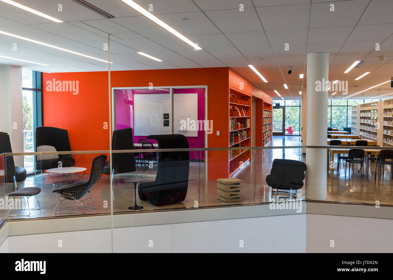 The interior of The Alfred R. Goldstein Library at the Ringling College ...