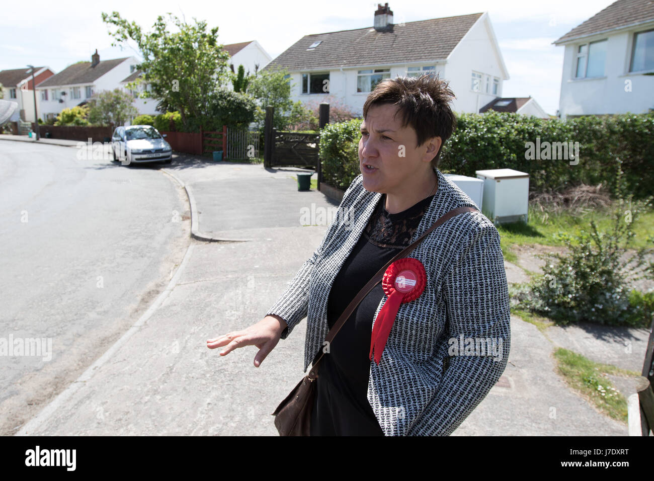 Swansea, UK. 19th May, 2017. General Election 2017. Labour candidate ...
