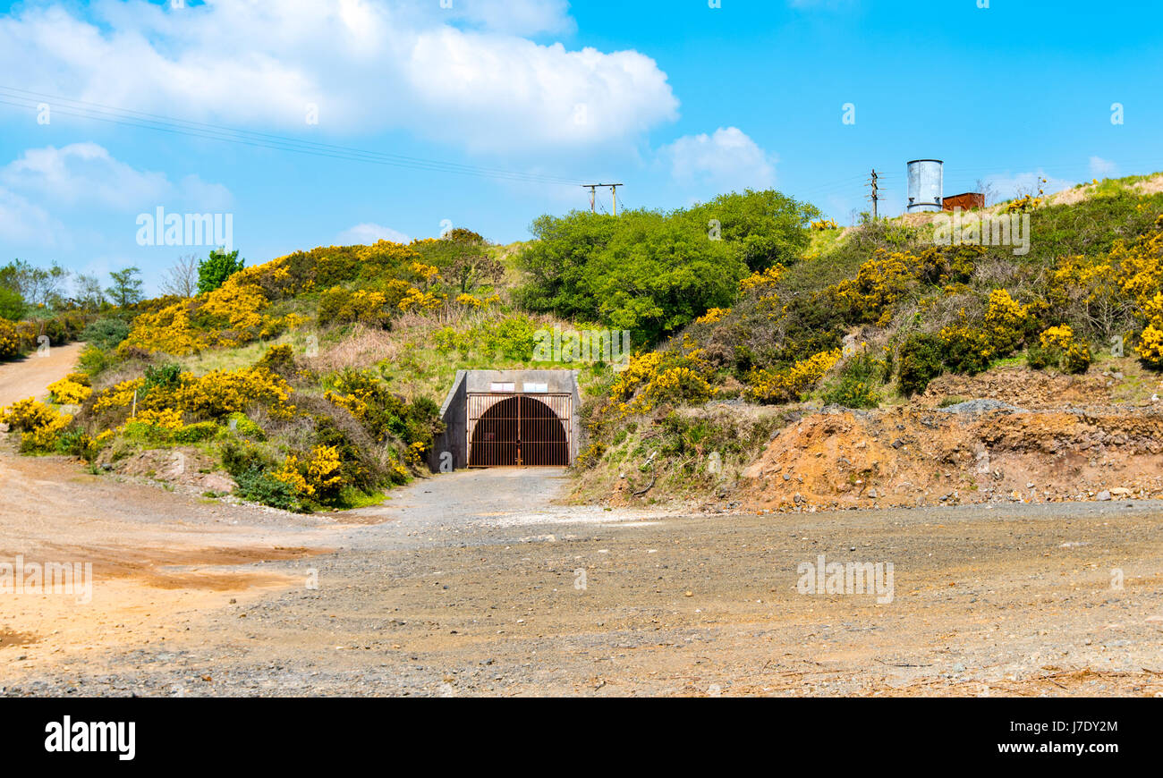 The Tuckingmill Decline entrance to South Crofty Mine at Pool Cornwall ...