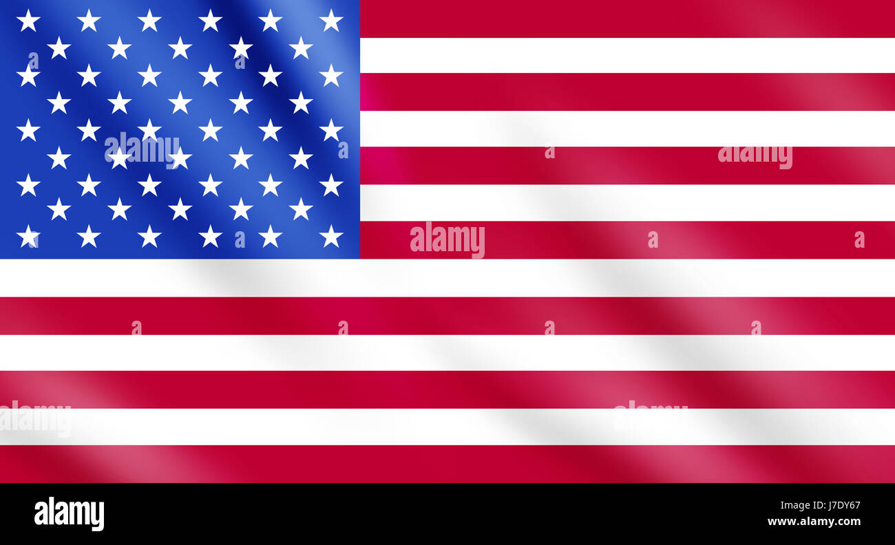 Waving American Flag High Resolution