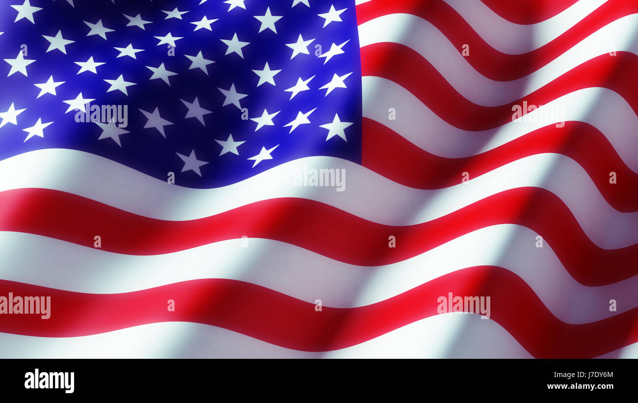 High resolution American Flag Flowing Stock Photo - Alamy