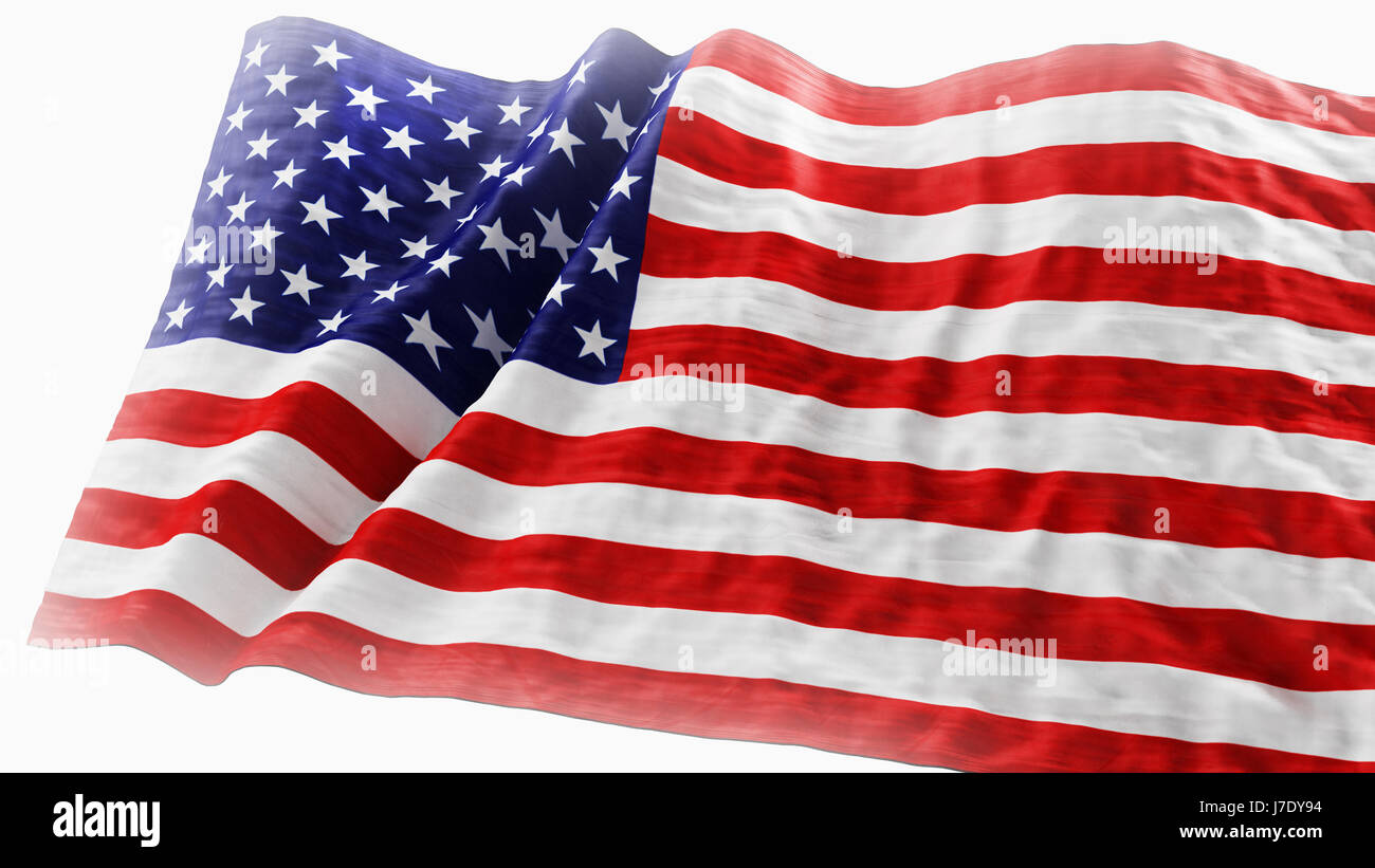 High resolution American Flag flowing with texture fabric detail Stock ...