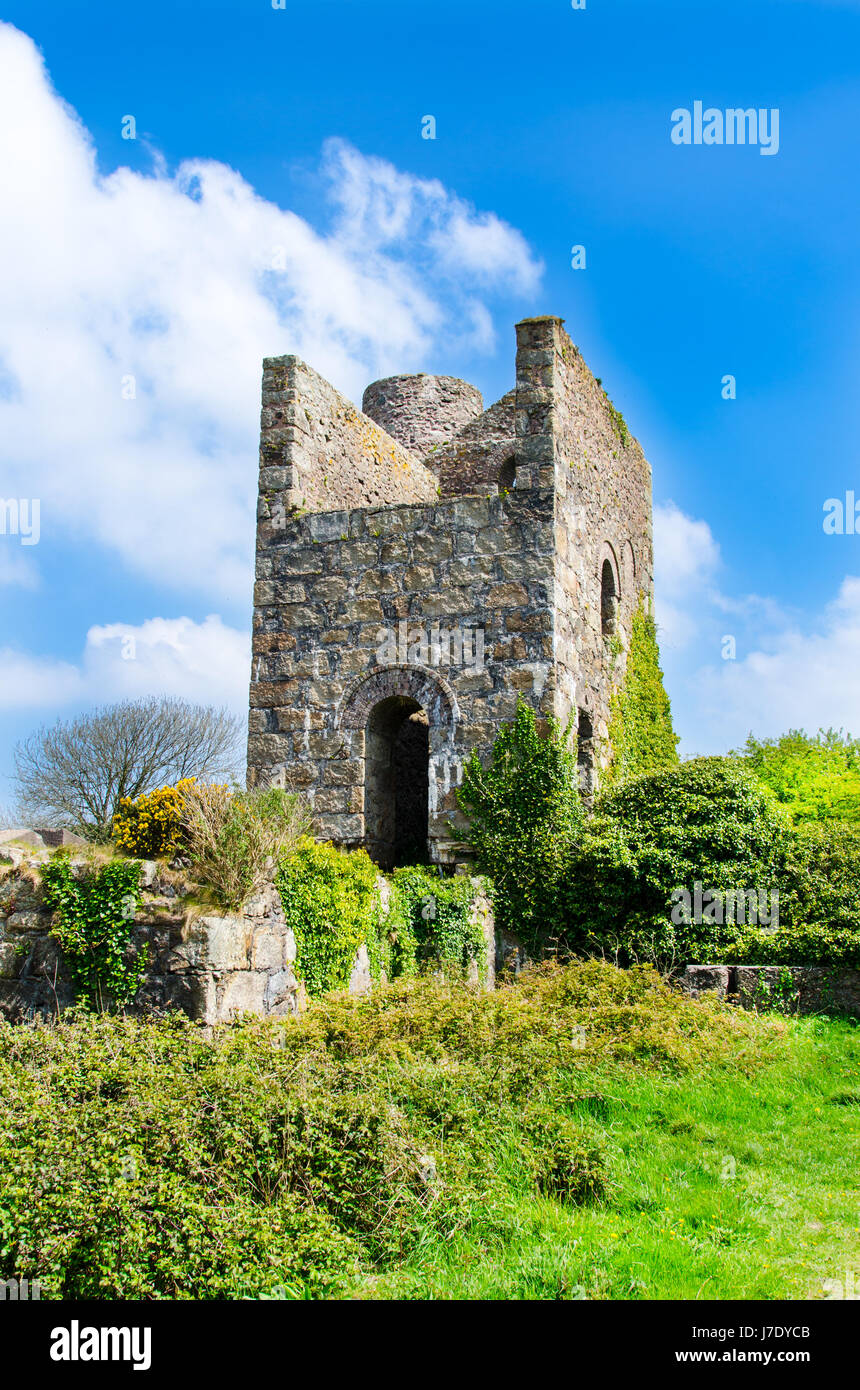 Engine House at the Daubuz Shaft of South Wheal Frances Mine near ...