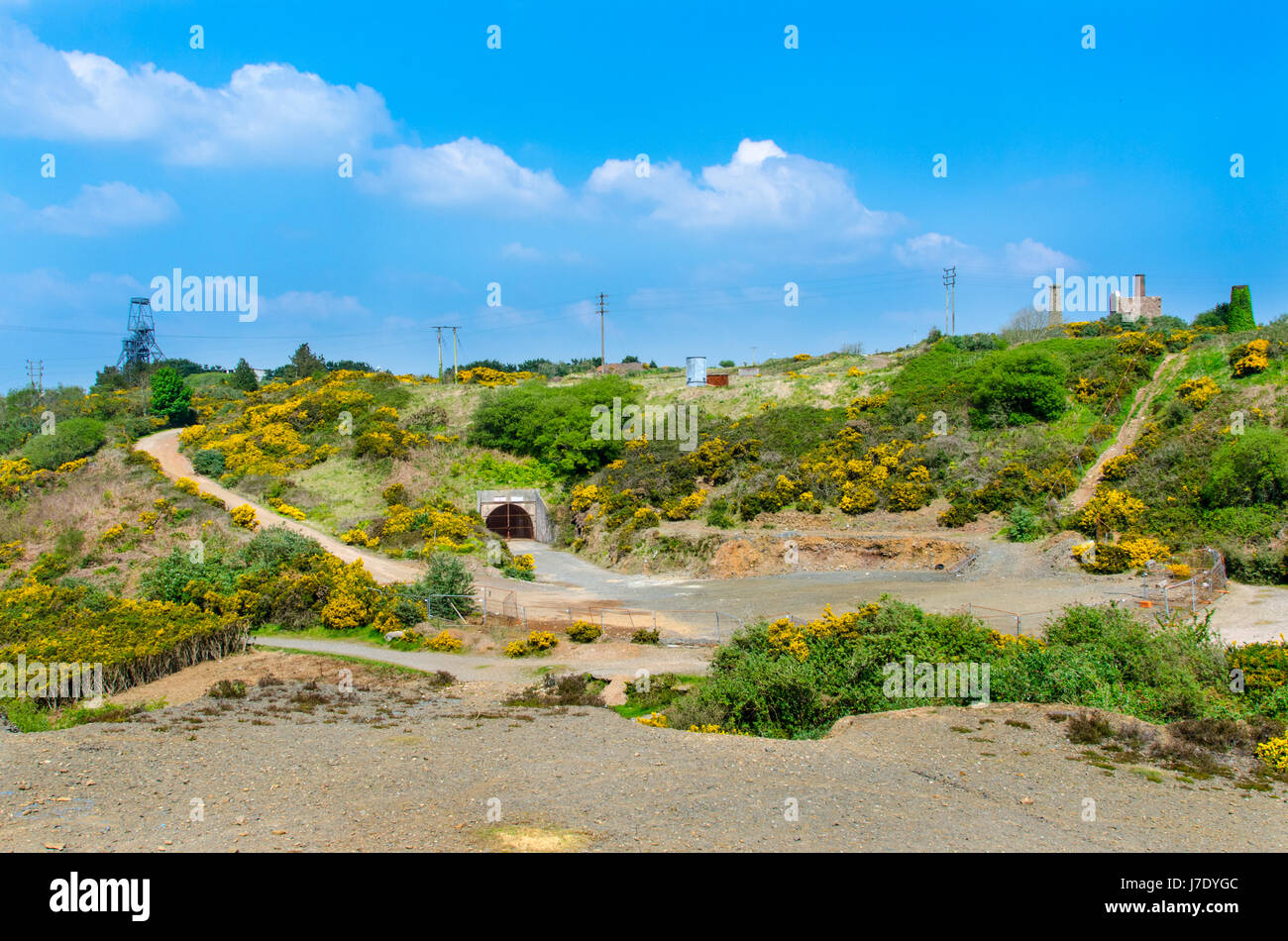 The Tuckingmill Decline entrance to South Crofty Mine at Pool Cornwall ...