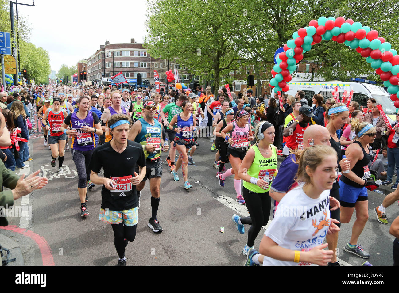 Thousands of runners take part in the London Marathon. Tim Farron MP ...