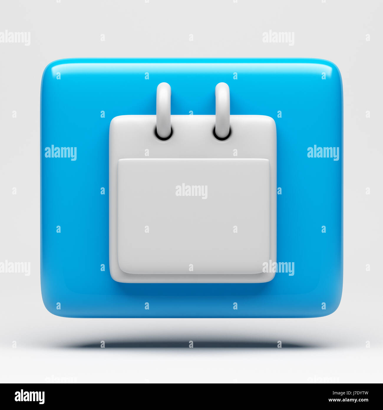 Calendar Icon with clipping path Stock Photo - Alamy