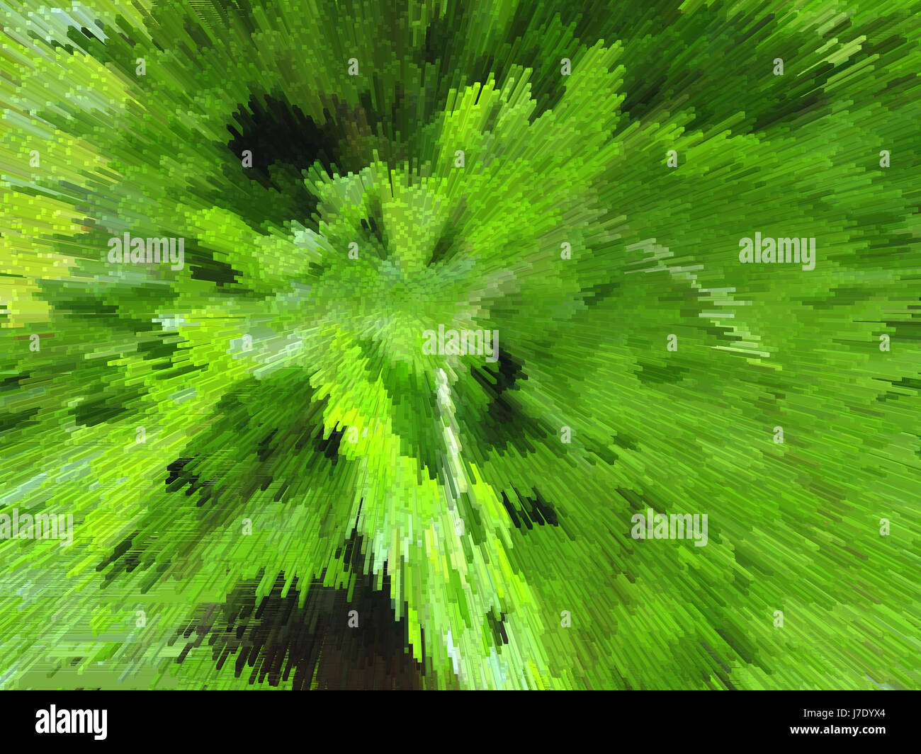 creative abstract green pattern like an explosion Stock Photo - Alamy