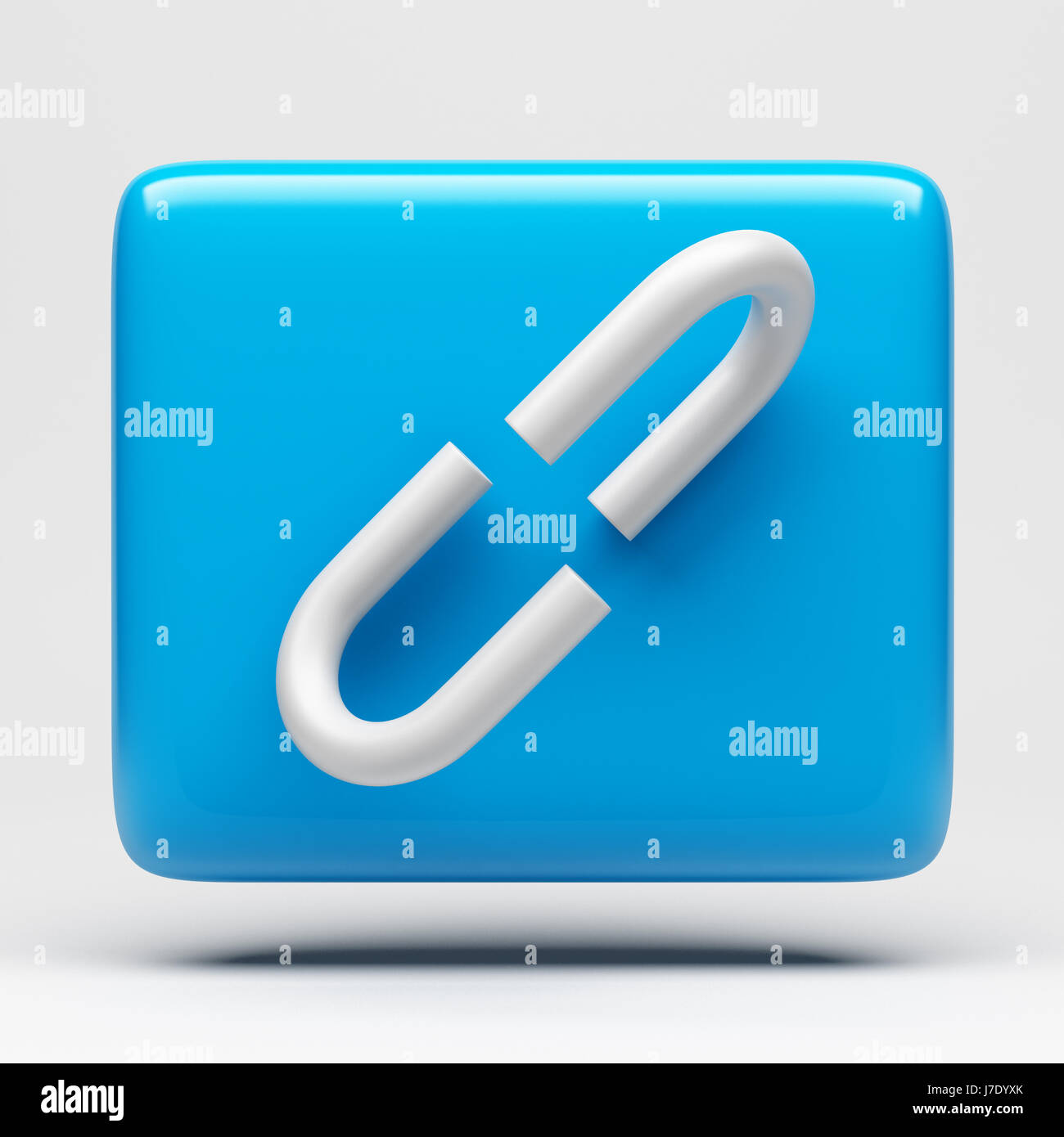 Unlink Icon with clipping path Stock Photo - Alamy