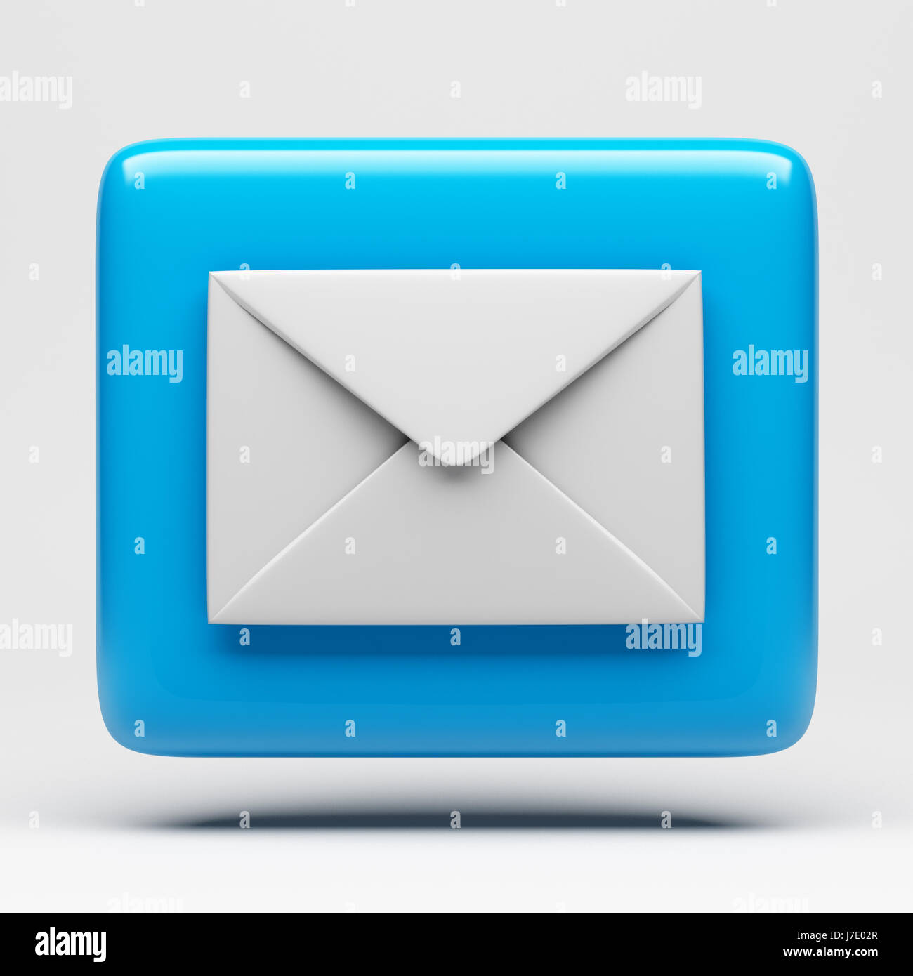 Mail Icon with clipping path Stock Photo - Alamy