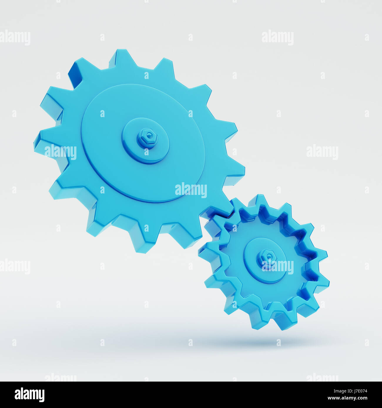 Gear Icon isolated on white background Stock Photo - Alamy