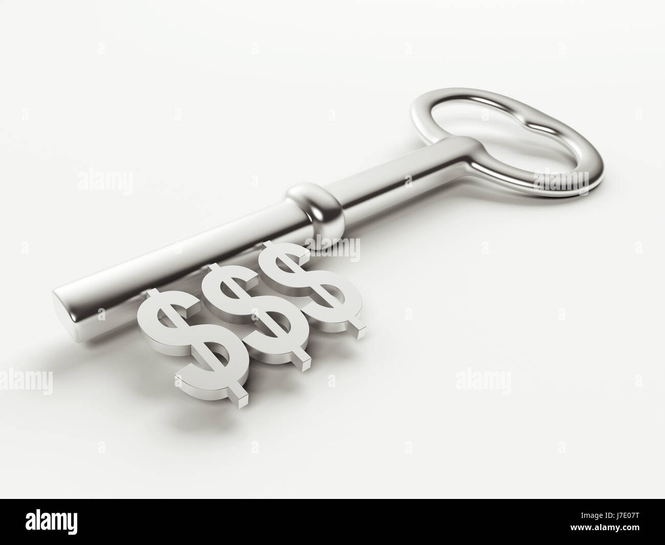 Dollar Chrome Key isolated on white isolated on white Stock Photo - Alamy