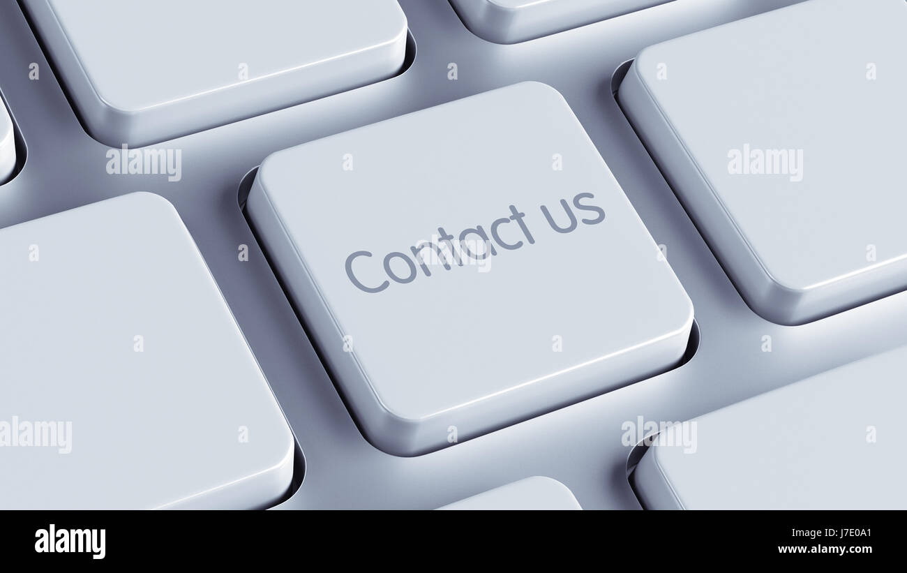 High Resolution Contact White Key Stock Photo - Alamy