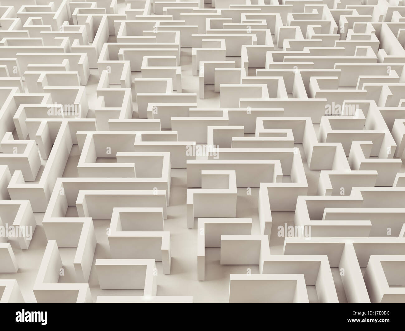 A labyrinth that stretches on forever Stock Photo - Alamy