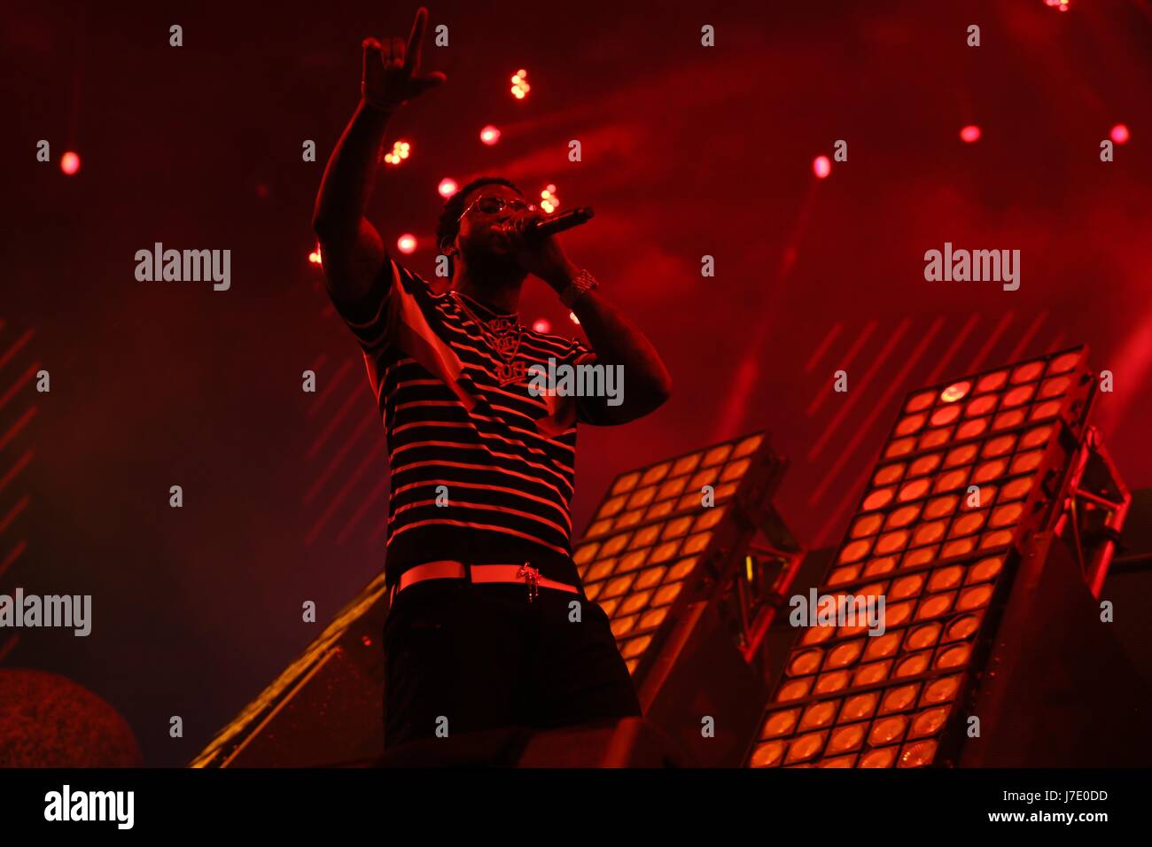 Gucci Mane seen performing at Coachella weekend 2 day 2 Featuring ...