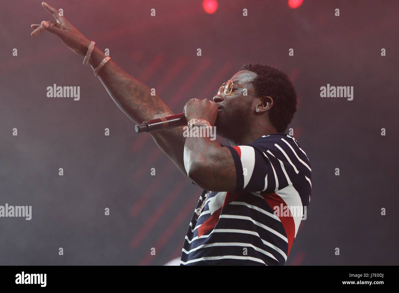 Gucci Mane seen performing at Coachella weekend 2 day 2 Featuring ...