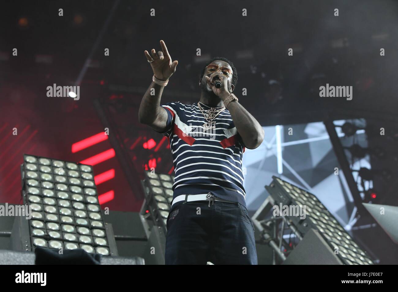 Gucci Mane seen performing at Coachella weekend 2 day 2 Featuring ...