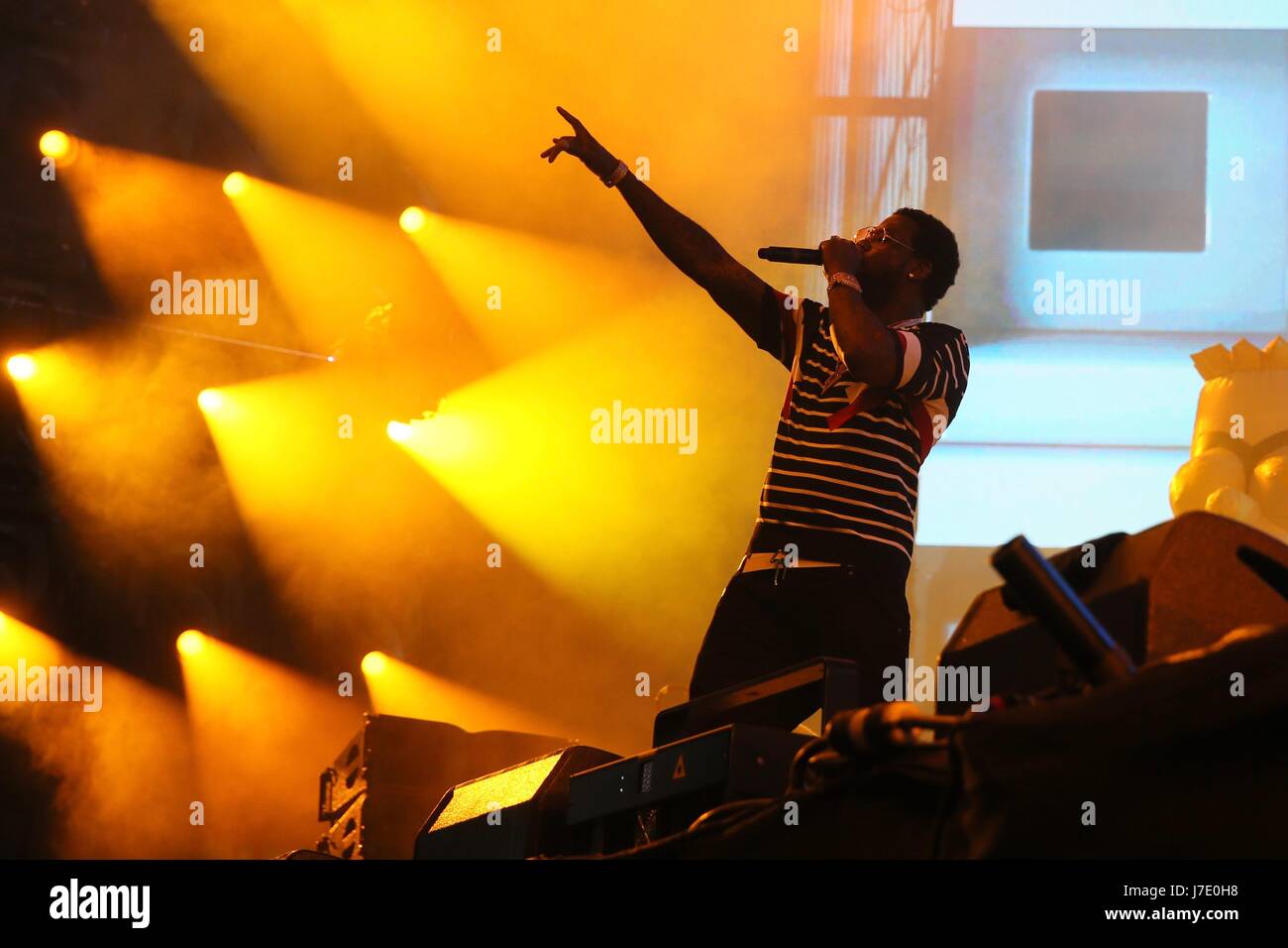 Gucci Mane seen performing at Coachella weekend 2 day 2 Featuring ...