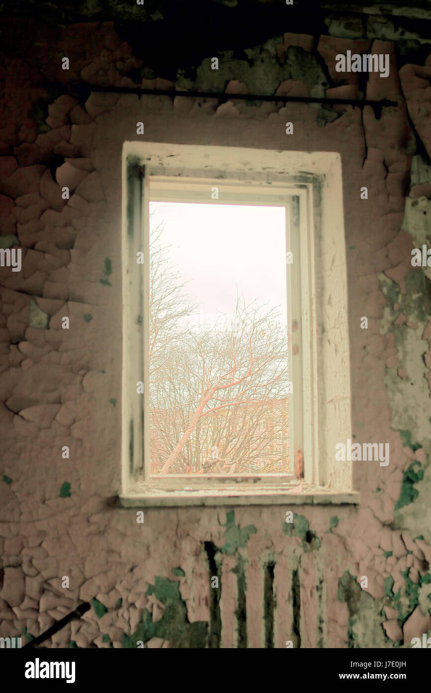 Apartment window wall interior sad hi-res stock photography and images ...
