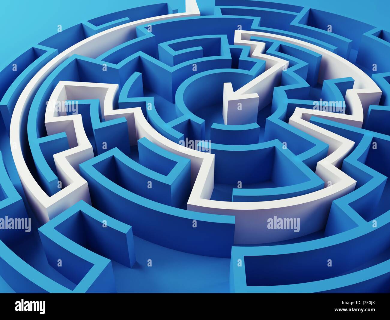 Solved Maze puzzle isolated on white Stock Photo - Alamy Solved Maze puzzle isolated on white Stock Photo - Alamy