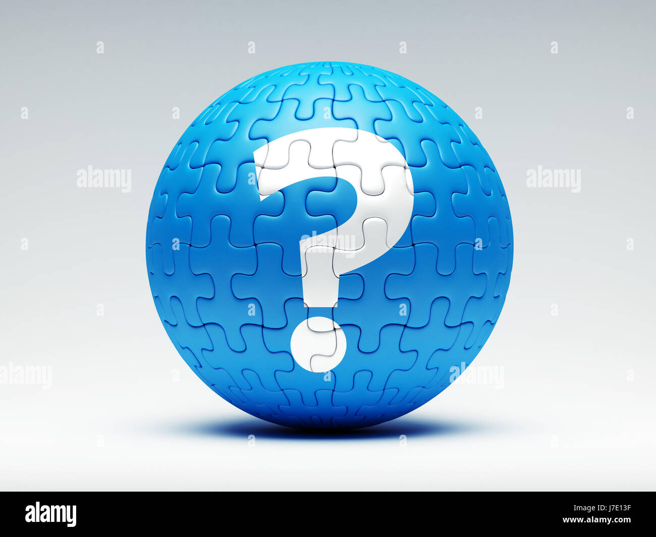 Question Mark Puzzle isolated on white background Stock Photo - Alamy