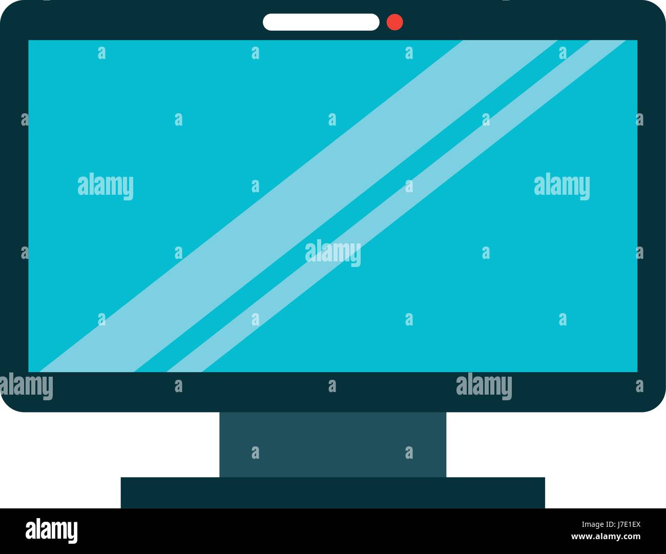 monitor computer isolated icon Stock Vector Image & Art - Alamy