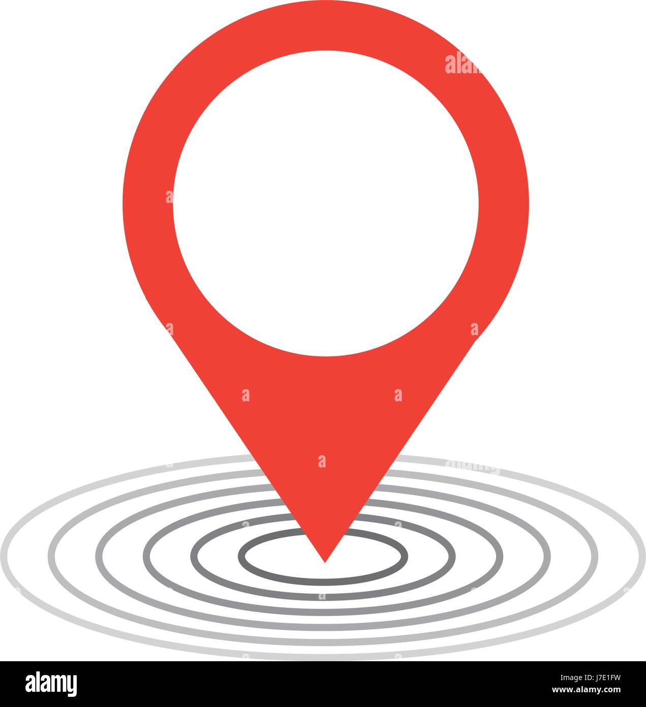 location pointer isolated icon Stock Vector Image & Art - Alamy
